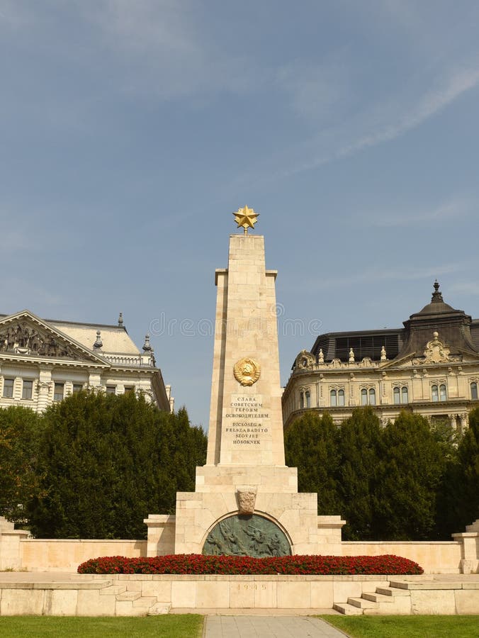 Budapest, Hungary - August 30, 2018: Soviet War Memorial on Liberty ...