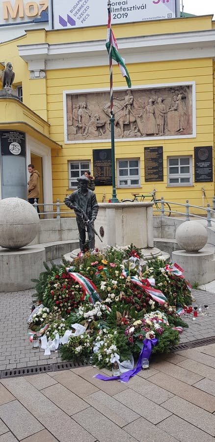 Corvin Ter (Corvin Square), Budapest Stock Image - Image of buda ...