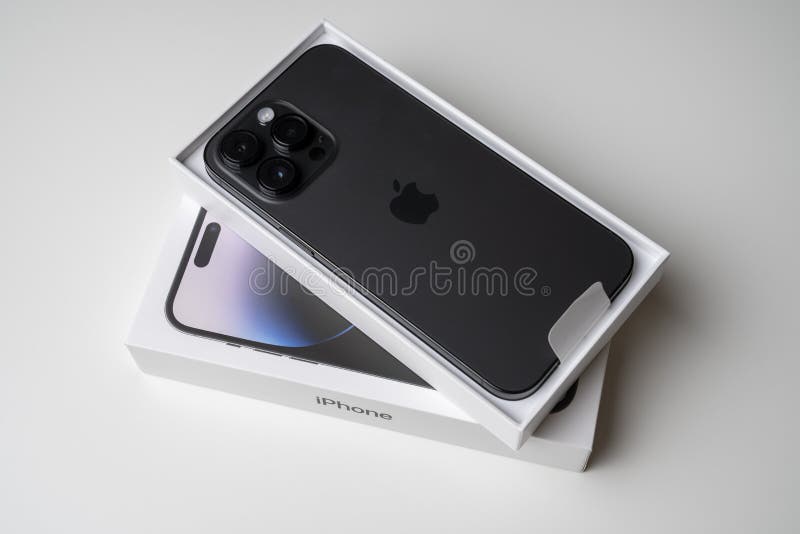 Budapest, Hungary - December 14, 2022. Apple IPhone 14 Pro Max, Space ...