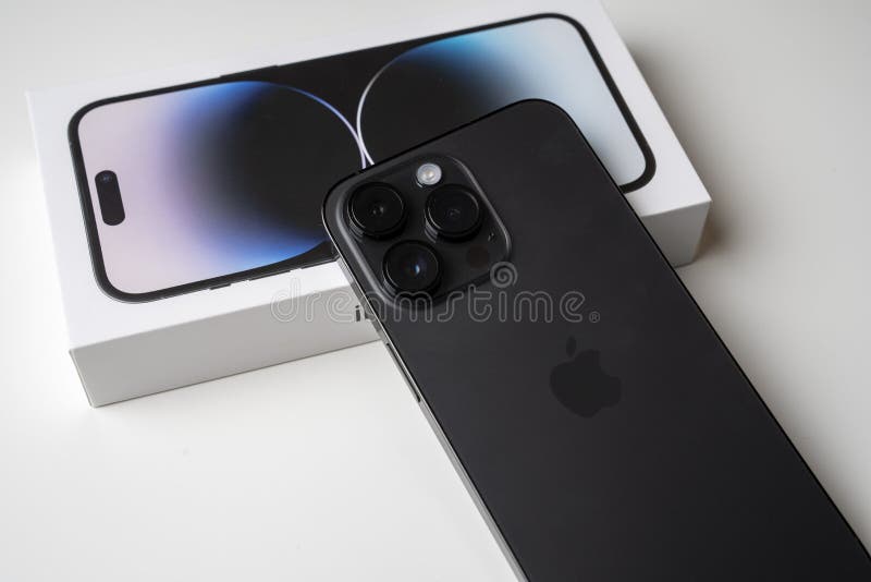 Budapest, Hungary - December 14, 2022. Apple IPhone 14 Pro Max, Space ...
