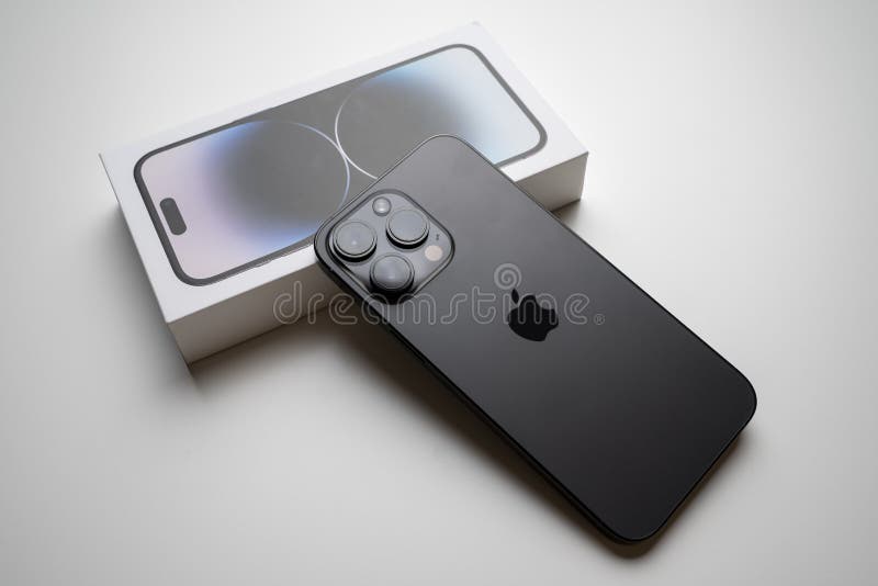 Budapest, Hungary - December 14, 2022. Apple IPhone 14 Pro Max, Space ...