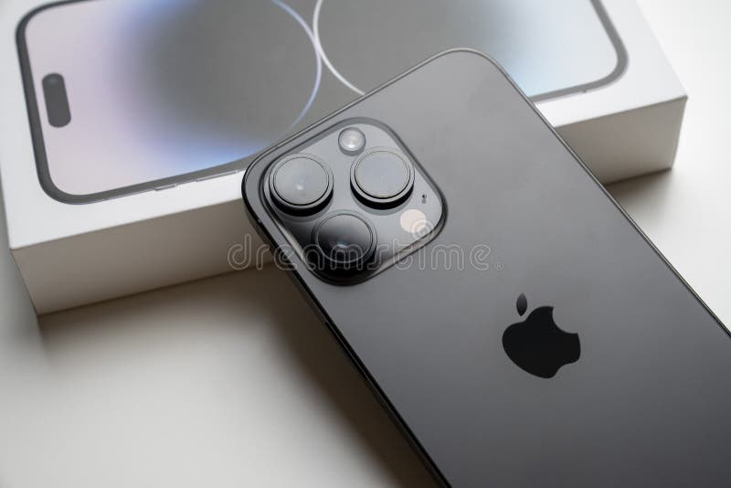 Budapest, Hungary - December 14, 2022. Apple IPhone 14 Pro Max, Space ...