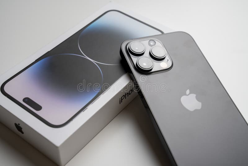 Budapest, Hungary - December 14, 2022. Apple IPhone 14 Pro Max, Space ...
