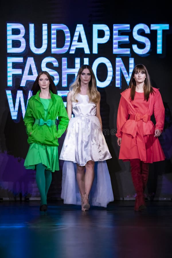 At the Budapest Fashion Week - Eli B. - Editorial Image - Image of ...