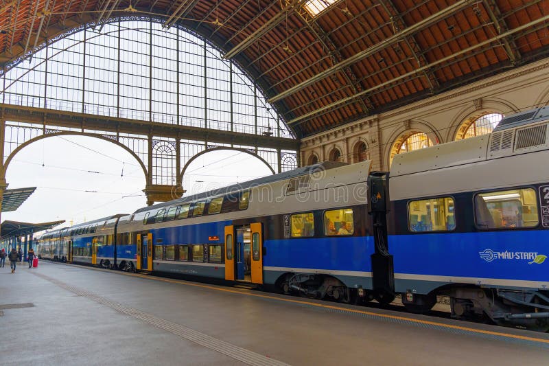 Budapest Hungary November 24 2024 Trains Eastern Railway Station Stock ...