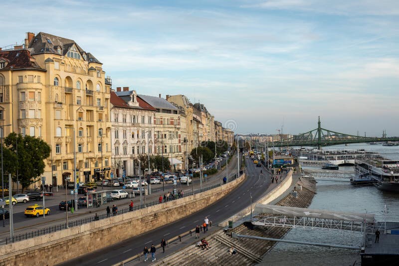 Budapest,Hungary - October 7, 2022 : Danube Riverfront ,view from ...