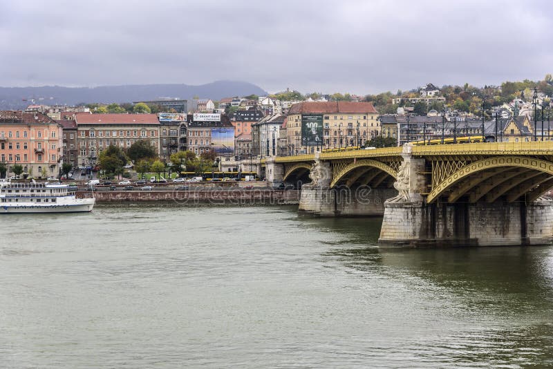 Transport Bridge Margate in Budapest. Editorial Photo - Image of ...