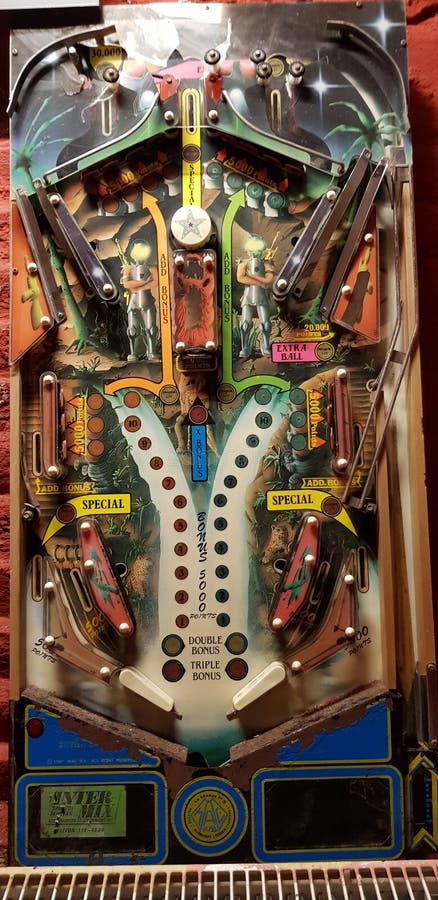 Budapest, Hungary - 2019.0619.: Old Retro Flipper Arcade Game Machines ...