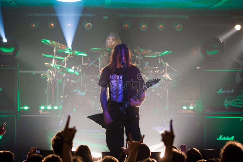 BUDAPEST: Hypocrisy Band Performs Editorial Stock Image - Image of ...