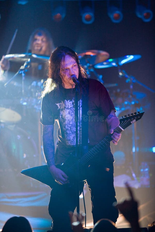 BUDAPEST: Hypocrisy Band Performs Editorial Stock Image - Image of band ...