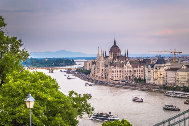 Budapest - June 22, 2019: Panoramic View of the City of Budapest ...