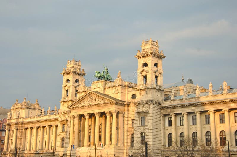 Budapest Kossuth Square Ethnographic Museum. Stock Image - Image of ...