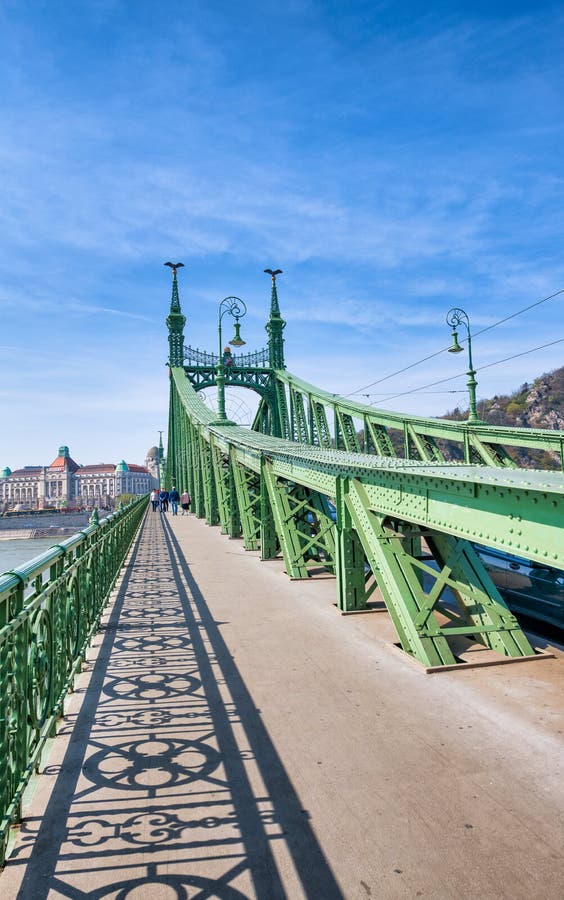 BUDAPEST - MARCH 30, 2019: Freedom Bridge in Budapest, Hungary ...
