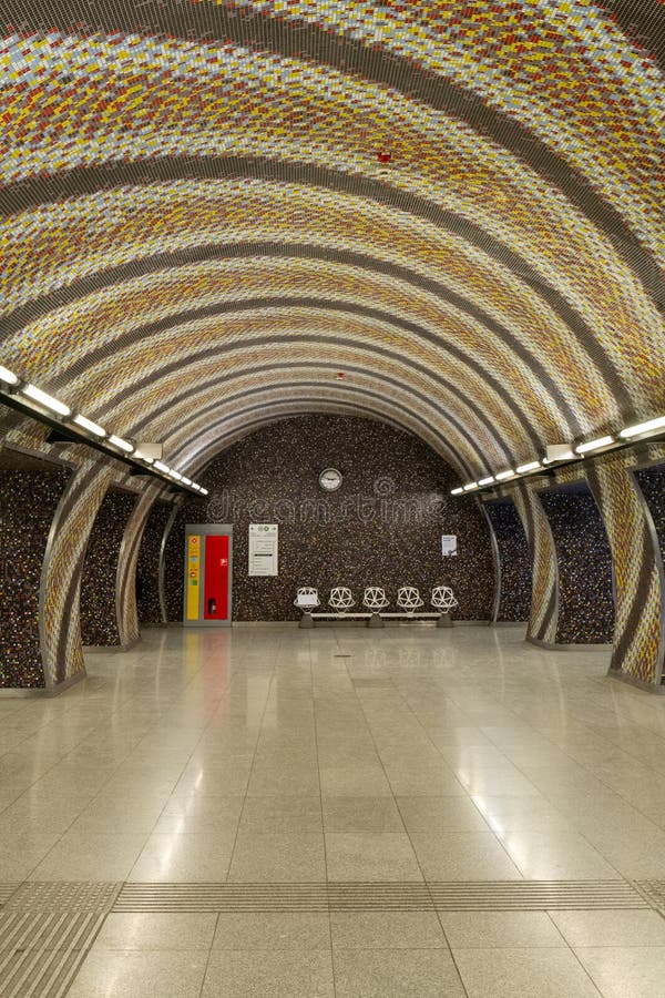 Budapest Metro station. editorial photography. Image of tunnel - 365204547