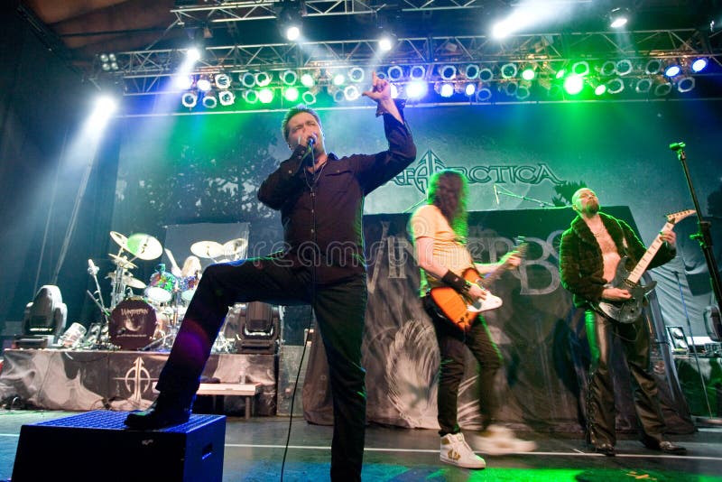 BUDAPEST-November 18: Winterborn Band Perform on B Editorial Stock ...