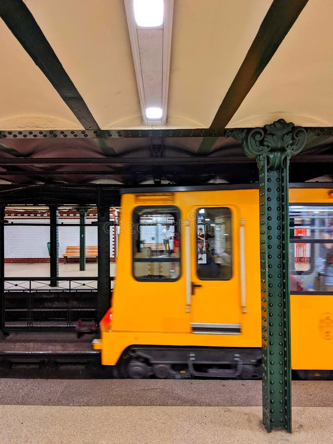 Budapest Old Metro stock photo. Image of retro, budapest - 176965642