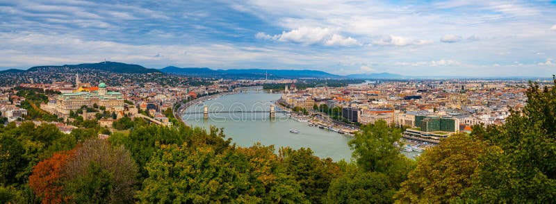 Budapest Panorama editorial stock image. Image of budapest - 160584569