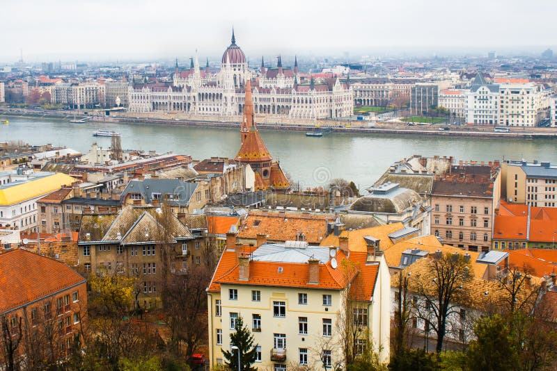 Budapest view stock image. Image of metropolis, destinations - 52383499