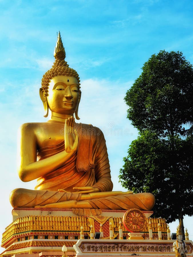 Budda stock image. Image of thai, gold, thailand, buddhism - 64102031