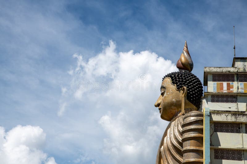 Budda Statue and Budda Temple in Sri Lanka, Ceylon Island. Dikwella ...