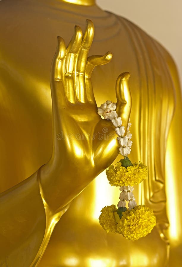 Buddha s hand. stock image. Image of statue, golden, asian - 22072405