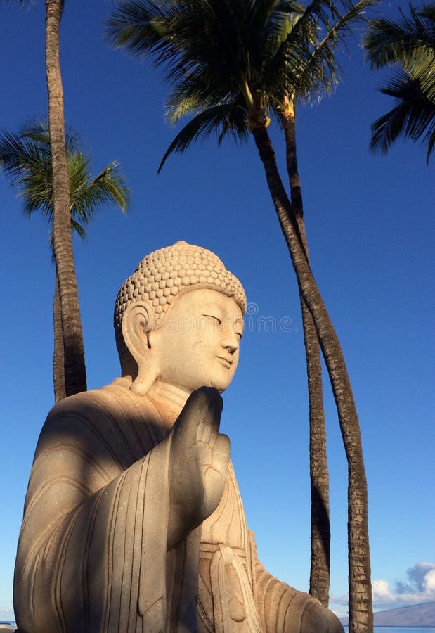 Palma de Buddha foto de stock. Imagem de buda, bronze - 29001174