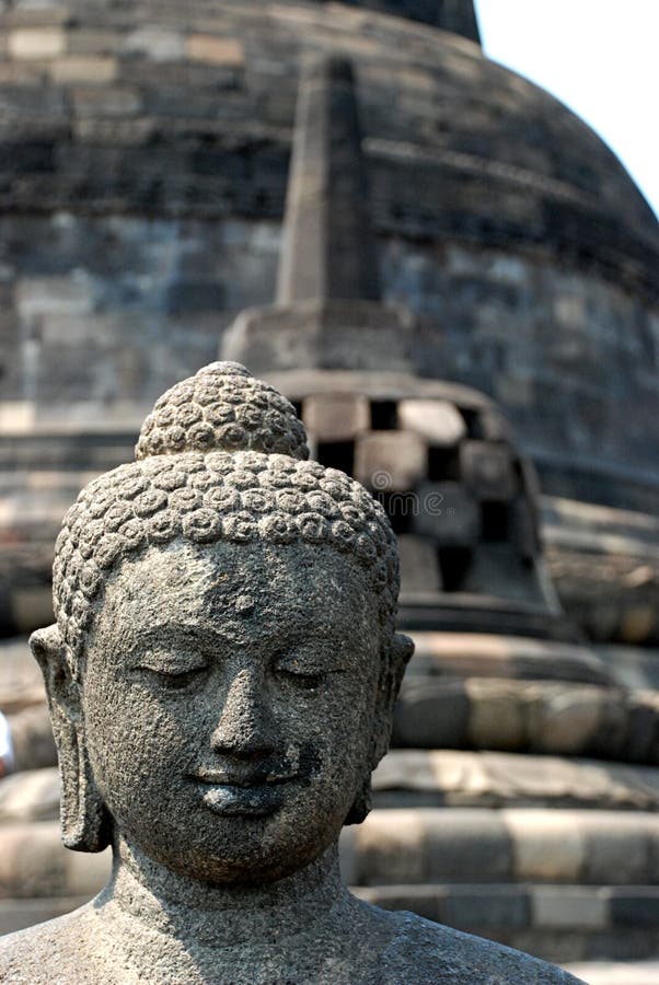 Buddha stock photo. Image of java, borobudur, indonesia - 8119936