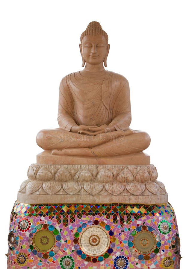 Marble Sculpture Buddha Statue Lotus Base Stock Photos - Free & Royalty ...