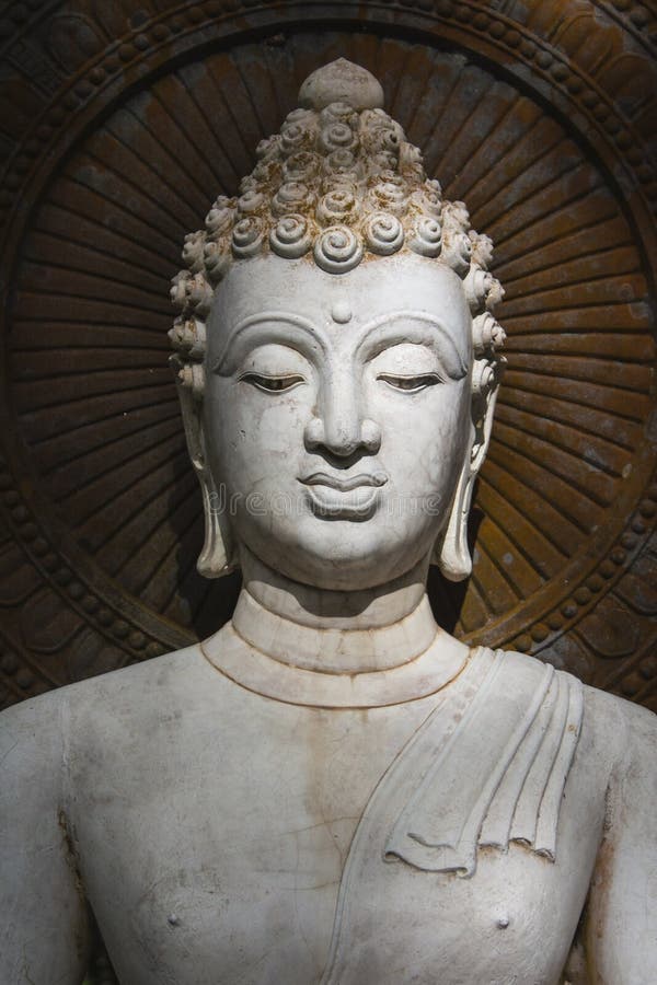 Buddha, Face of Budda Statue Stock Photo - Image of monument, ancient ...