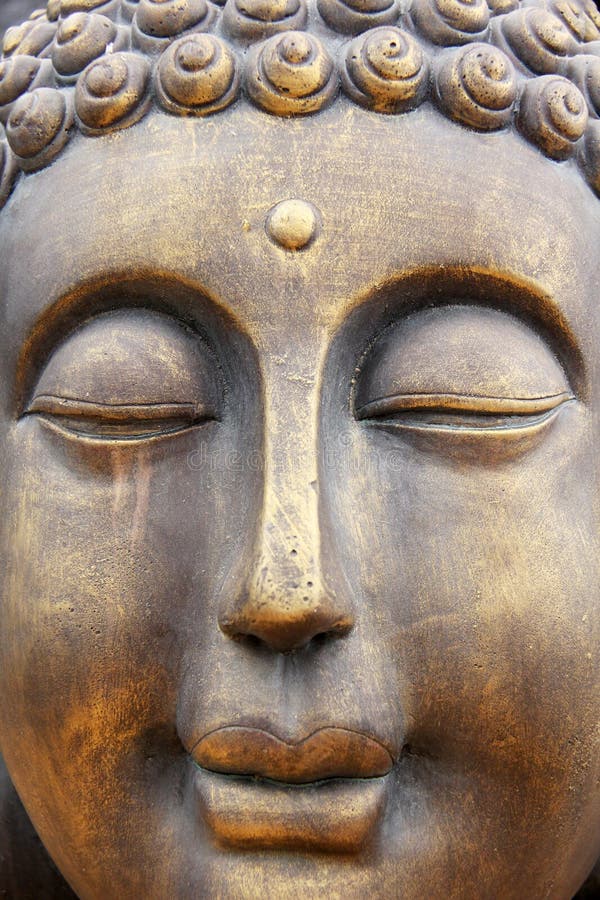 Buddha face stock image. Image of east, sculpture, religion - 73004619