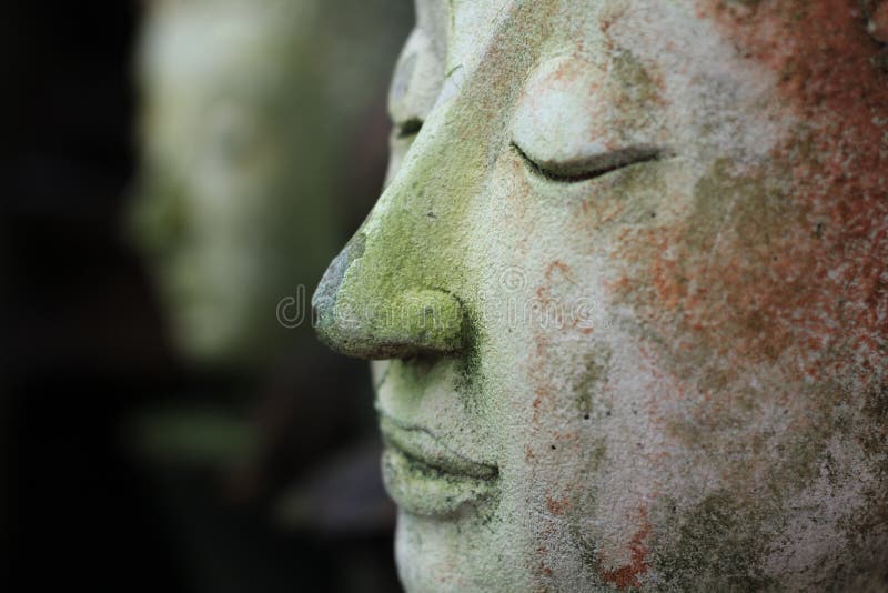 Buddha face side stock photo. Image of calm, worship - 35618142