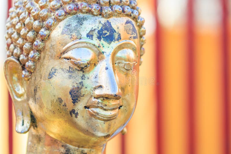 Buddha face stock photo. Image of meditation, golden - 37397124