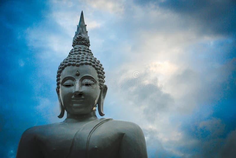 Buddha stock image. Image of faith, light, buddha, cloud - 43851491