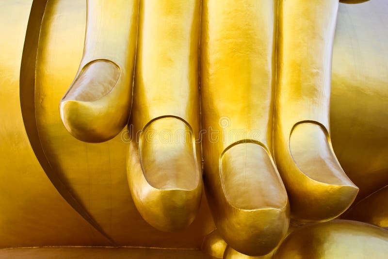 Buddha hand. stock photo. Image of golden, budha, buddhism - 23917534