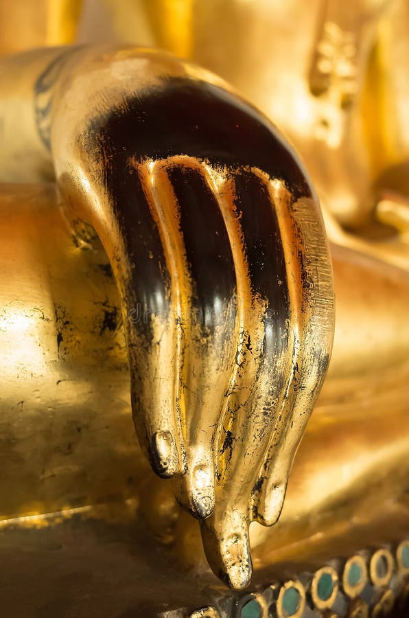 Buddha hand stock photo. Image of close, golden, culture - 63914064