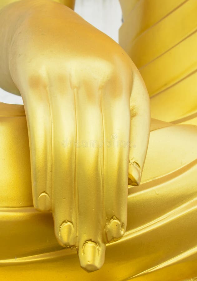 Buddha hand stock image. Image of culture, gold, yellow - 36248661