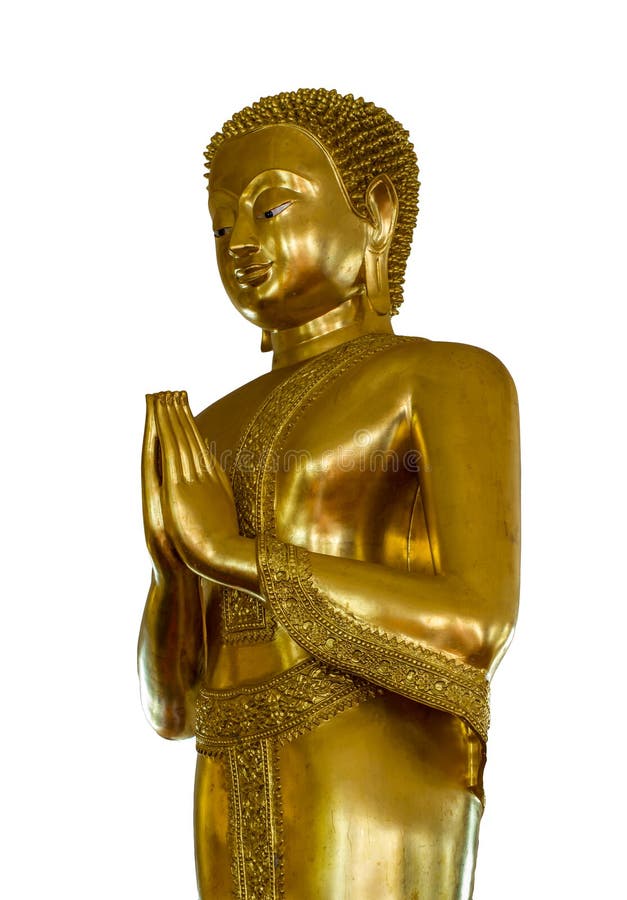 Buddha with hands clasped stock photo. Image of white - 85151816