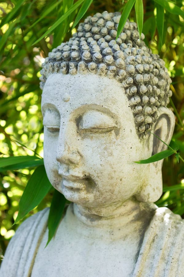 Buddha Head Meditation Balance Spa Concept Stock Photo - Image of ...