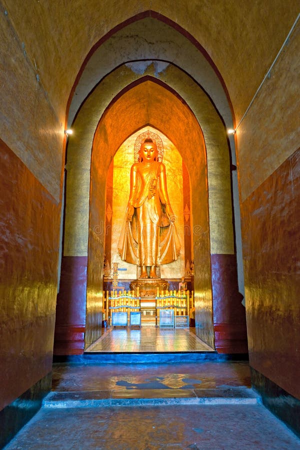 Ananda Temple, Bagan, Myanmar. Stock Photo - Image of ayeyarwady ...