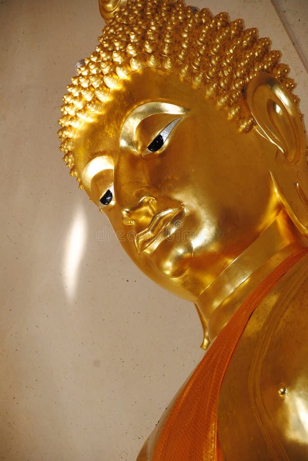 Buddha monk stock photo. Image of monk, gold, statue - 43789554