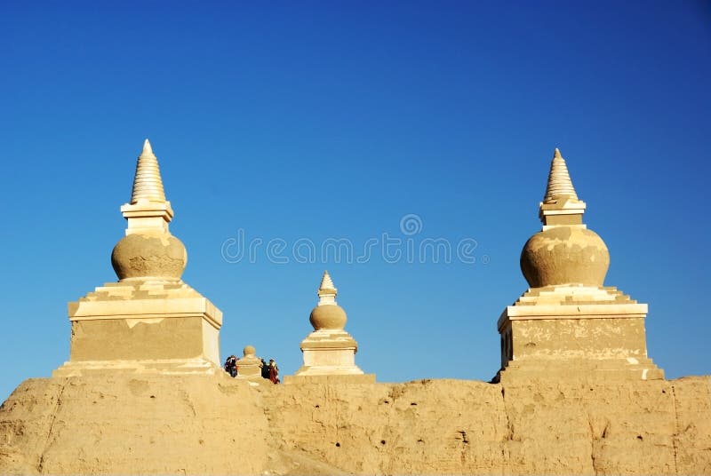 Buddha Pagoda in Heicheng of China Stock Image - Image of china ...