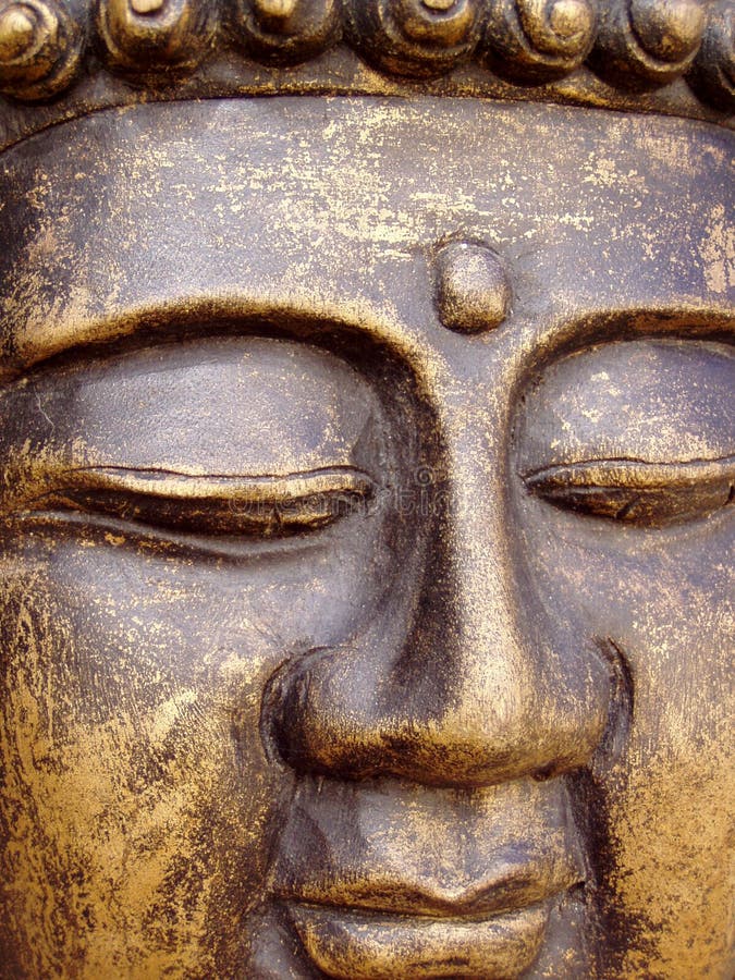 Buddha s Face stock image. Image of mask, wood, peace, asia - 29489