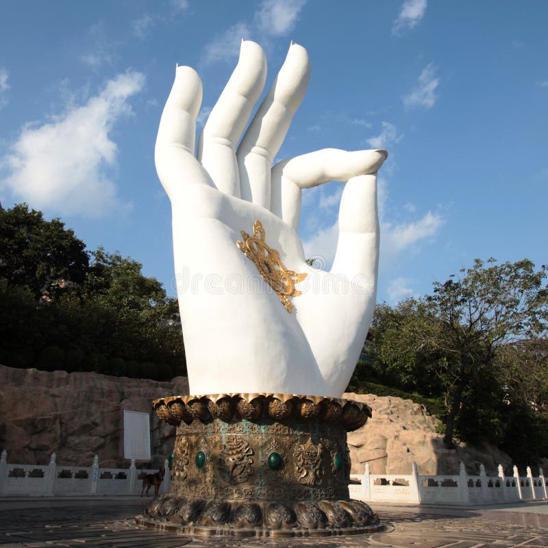 Buddha s hand stock photo. Image of entry, monastery - 28176314