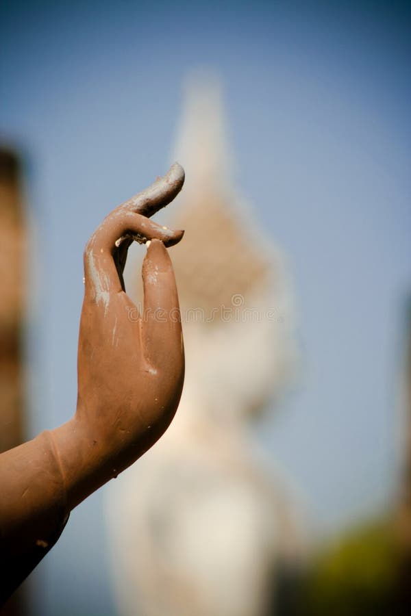 Buddha Making OK Sign stock image. Image of alright, good - 587935
