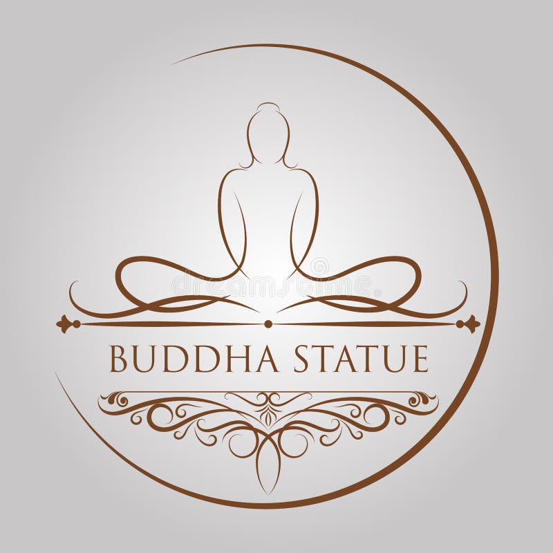 Buddha statue stock vector. Illustration of culture - 120201464