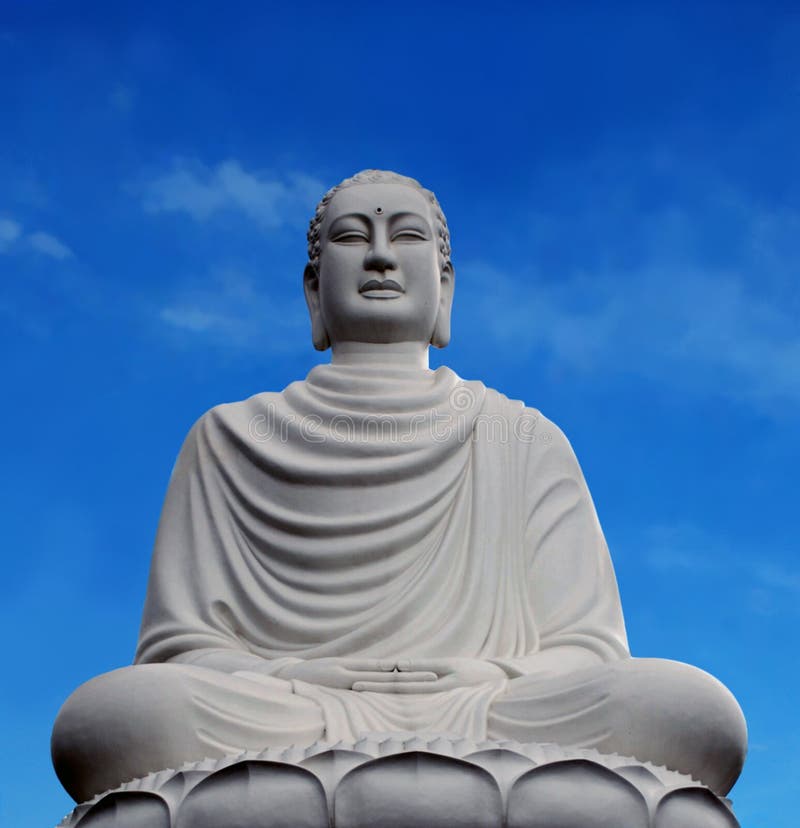 Statue of Buddha S Mother in a Buddhist Monastery Stock Photo - Image ...