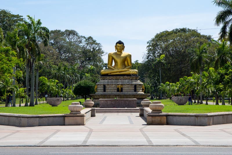 A Buddha Statue in Colombo Sri Lanka Editorial Stock Image - Image of ...