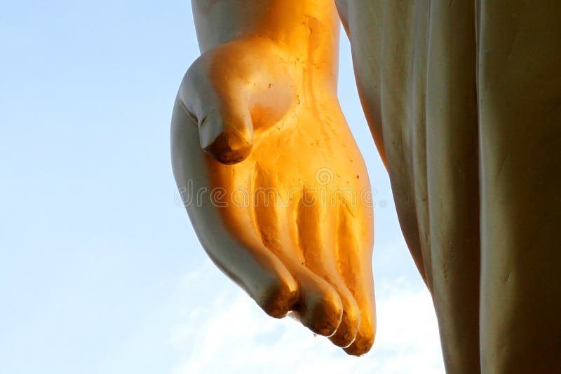 Buddha statue prop hand stock photo. Image of back, decoration - 64252424