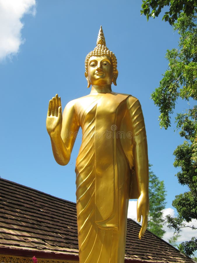 Buddha statue stand stock image. Image of statue, religion - 32405565