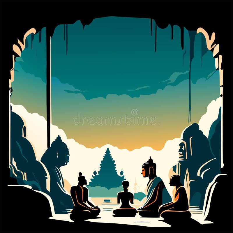 Illustration Buddha Ai Generated Stock Illustrations – 2,147 ...